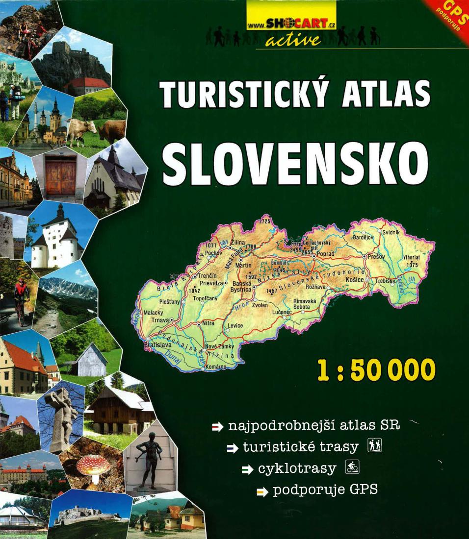 Turisticky atlas Slovensko 1:50 000 : mapova cast