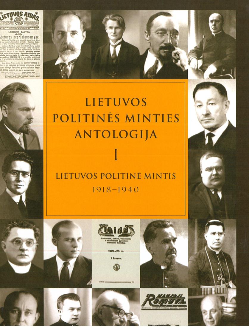 Lietuvos politines minties antologija : I : Lietuvos politine mintis ...
